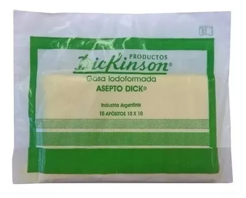 GASA IODOFORMADA 10% 10 X 10 X 16 DICKINSON (*) – Drogueria West